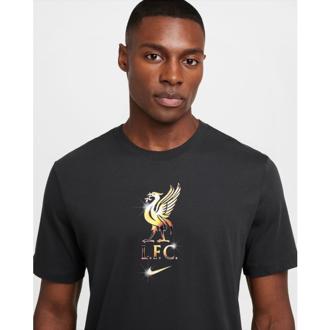 LFC Nike Mens 24/25 Crest Tee Dark Grey