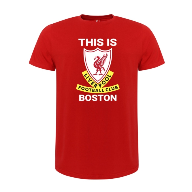 LFC Adults This Is Anfield City Tee Boston