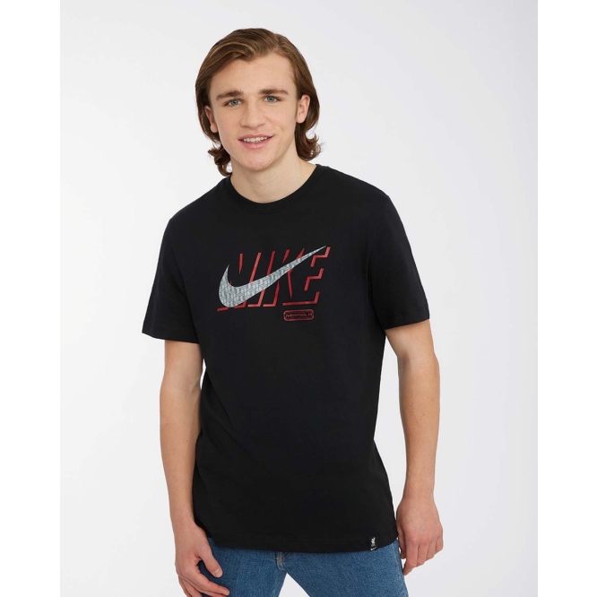 LFC Nike Swoosh Tee 22-23 für Herren Schwarz