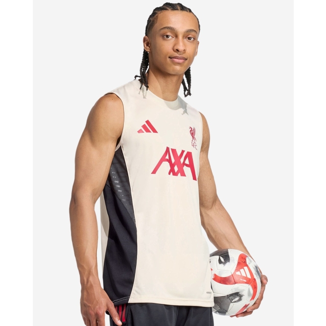 LFC adidas Mens 25/26 Domestic Training Vest White