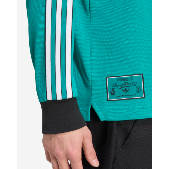 LFC adidas Mens 25/26 Icons Long Sleeve Polo