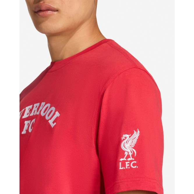 LFC adidas Mens 25/26 US Pack Tee Red