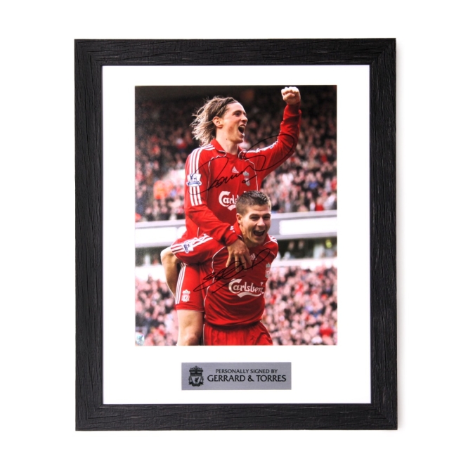 LFC Signed Gerrard & Torres Image