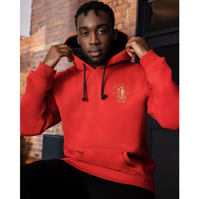 LFC Mens Premier League Champions 19/20 Vintage Red Hoody