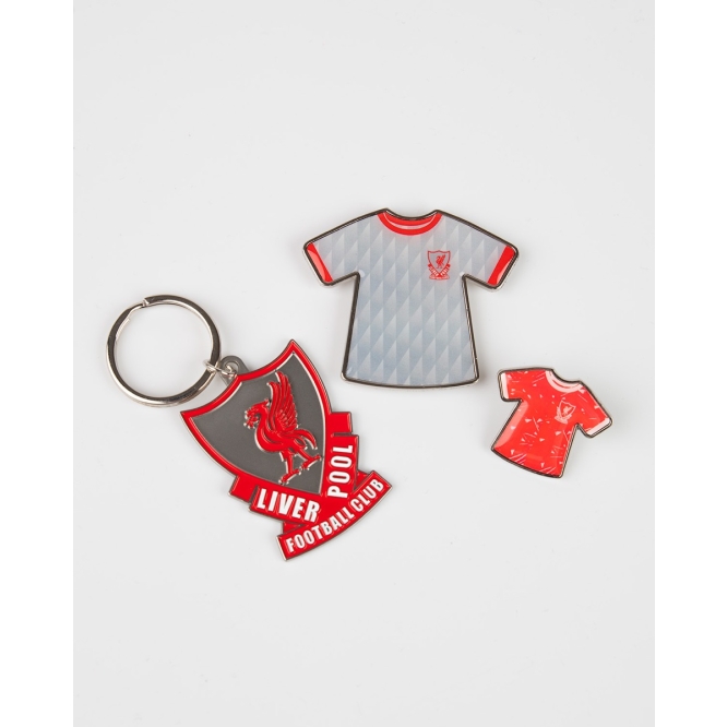 LFC Heritage Badge, Keyring & Magnet Set