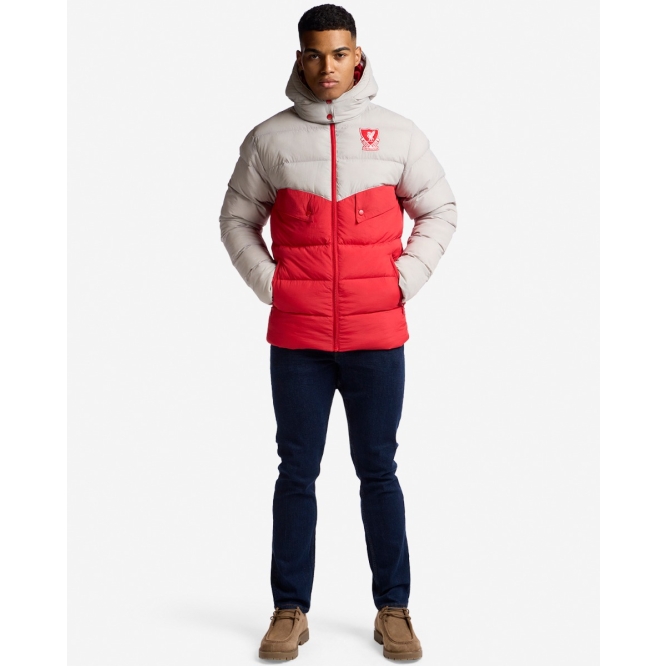 LFC Mens 88/89 Puffa Jacket Grey
