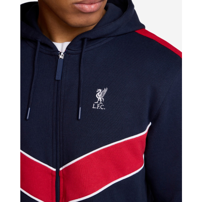 LFC Adults Chevron Hoodie Navy
