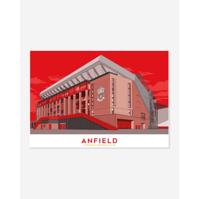 LFC กราฟิก Anfield พิมพ์ผนัง