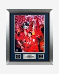 LFC Gerrard Framed Istanbul Signed Photo