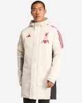 LFC adidas Mens 25/26 Domestic Long Match Day Jacket White
