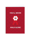 LFC YNWA Badge Card
