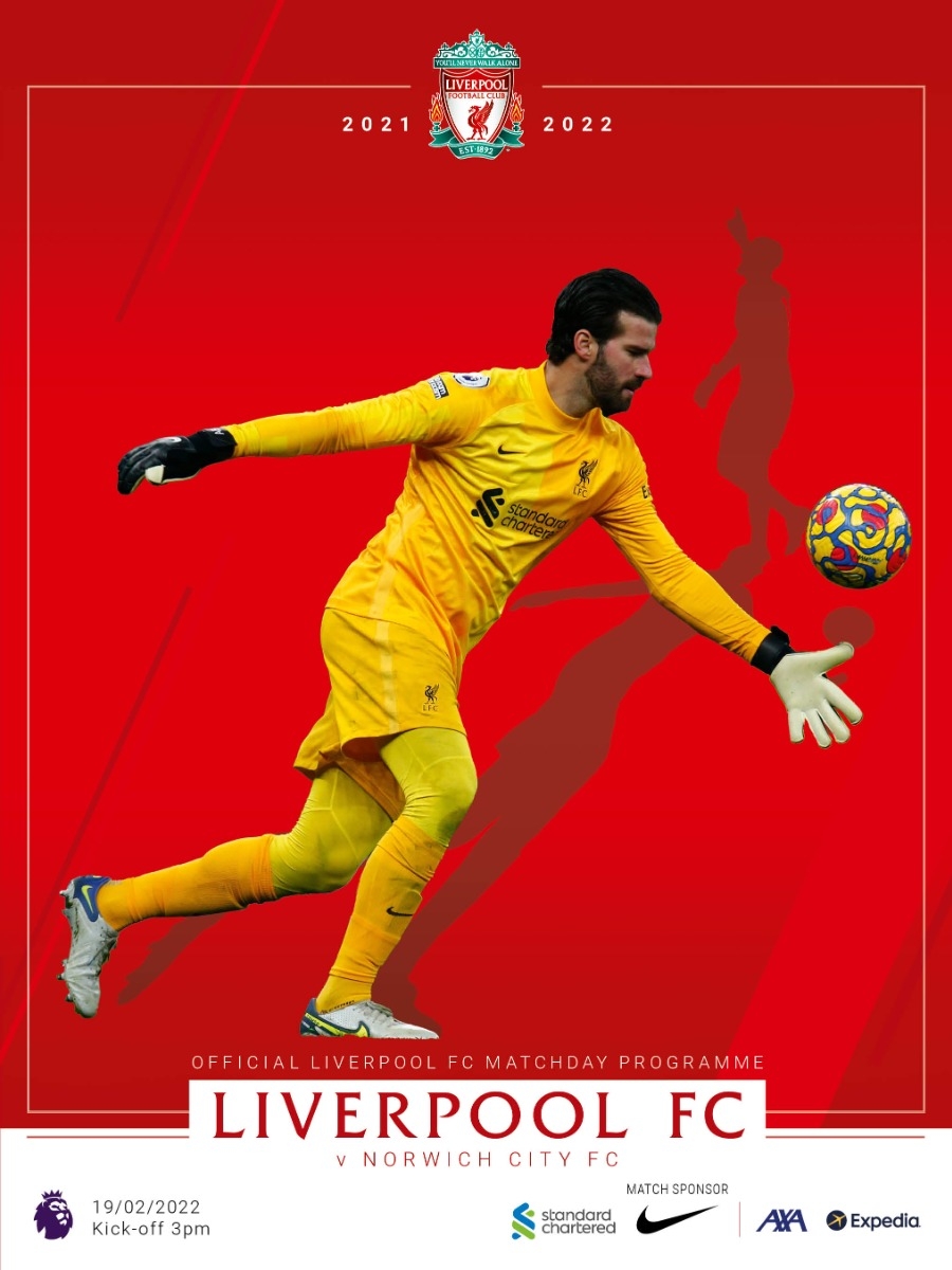 Matchday Programme 21 - Norwich - 19.2.22