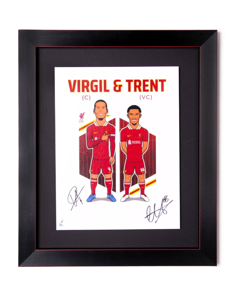LFC Signed 24/25 Virgil & Trent Print
