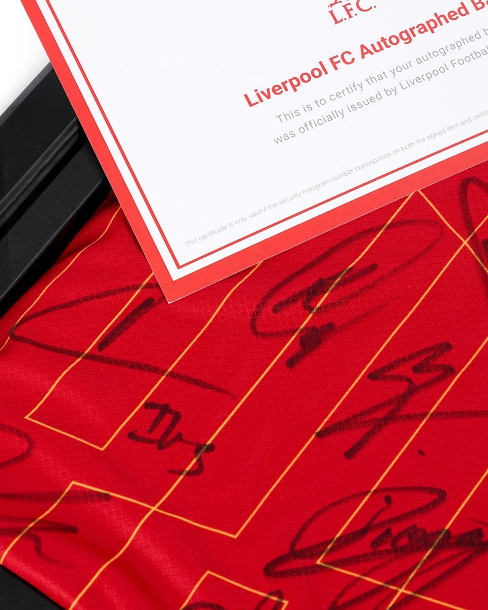 LFC Signed 24/25 Squad Boxed Home Shirt