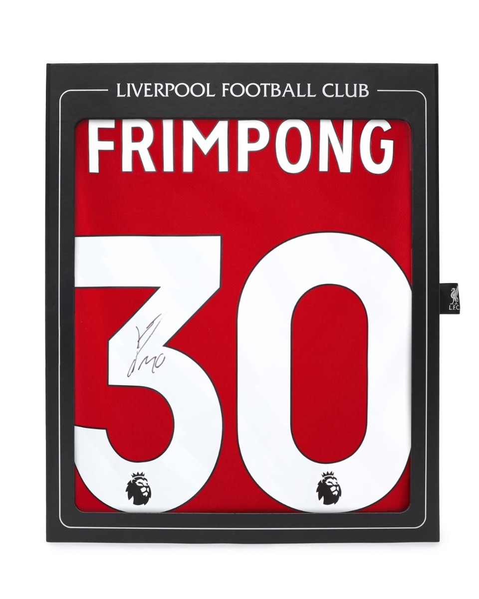 LFC Signed 25/26 Frimpong Boxed Shirt