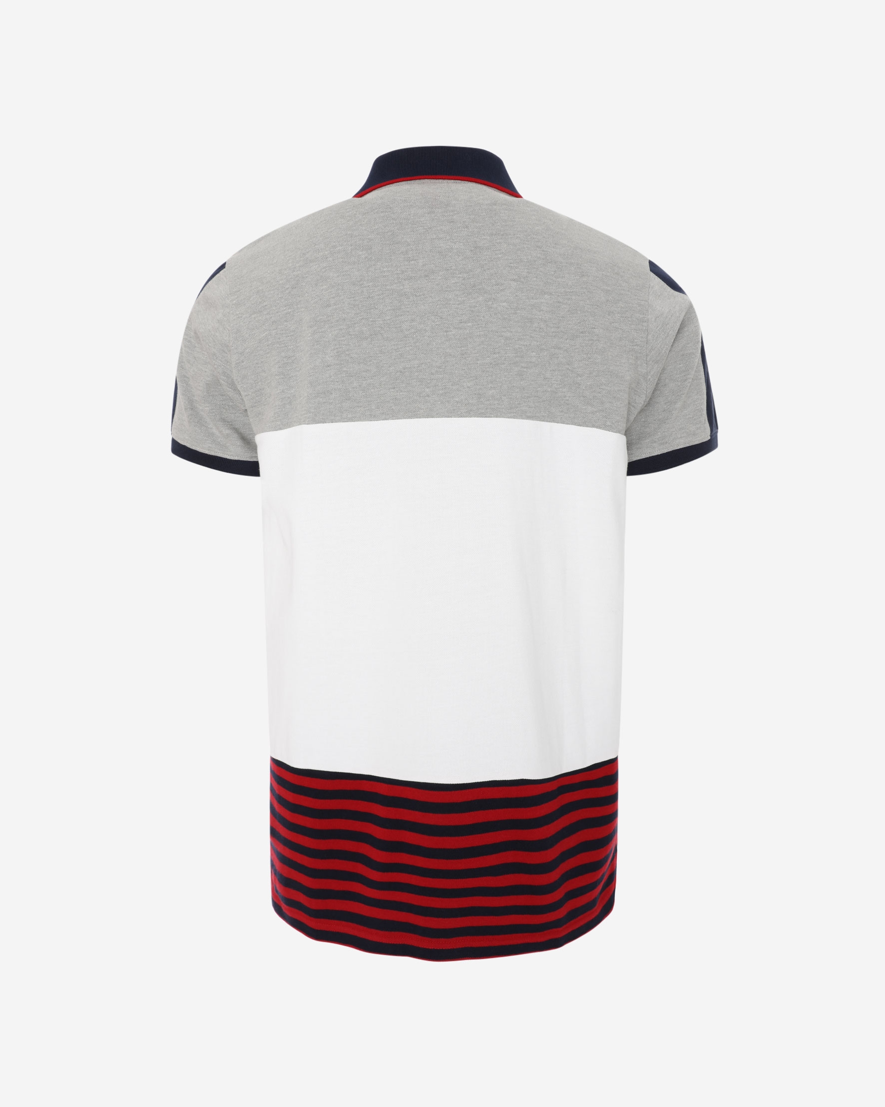 LFC Mens Colour Block White Stripe Polo
