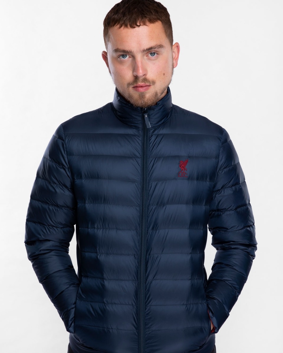 LFC Mens Navy Down Filled Jacket