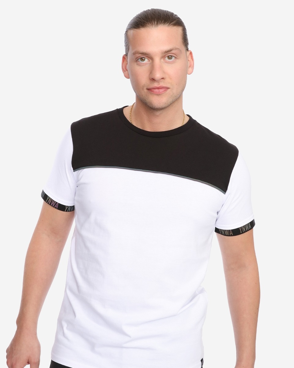 LFC Mens White YNWA Colour Block Tee