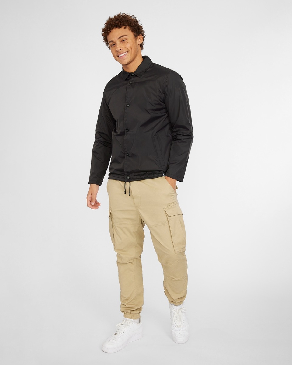 LFC Mens Black YNWA Coach Jacket