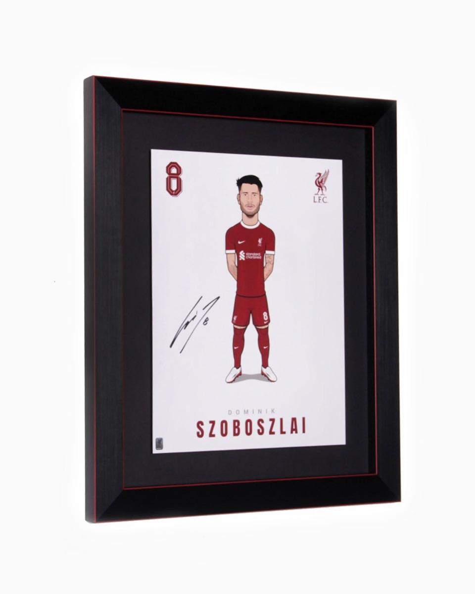 LFC Signed 23/24 Szoboszlai Print
