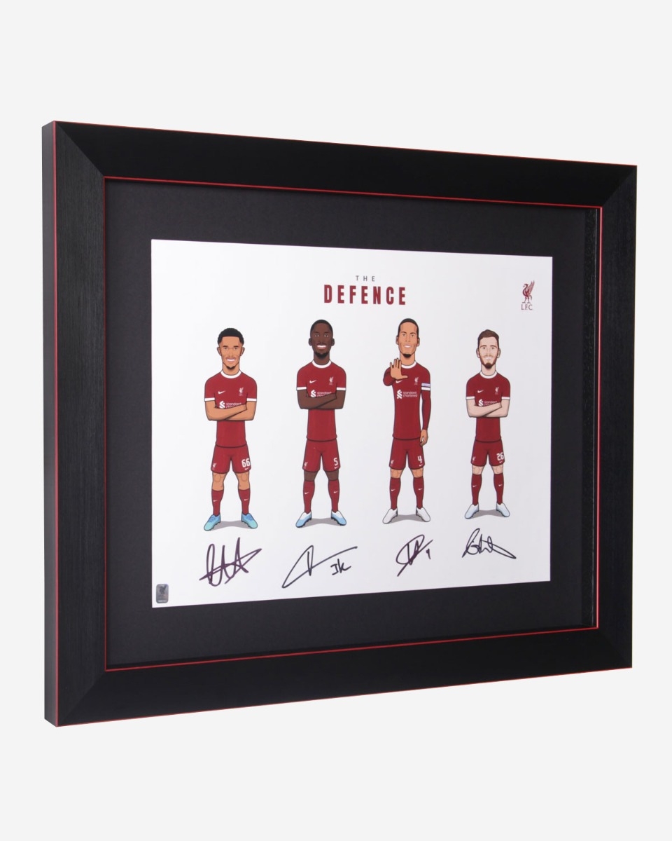 LFC Signed 23/24 Back Four Print