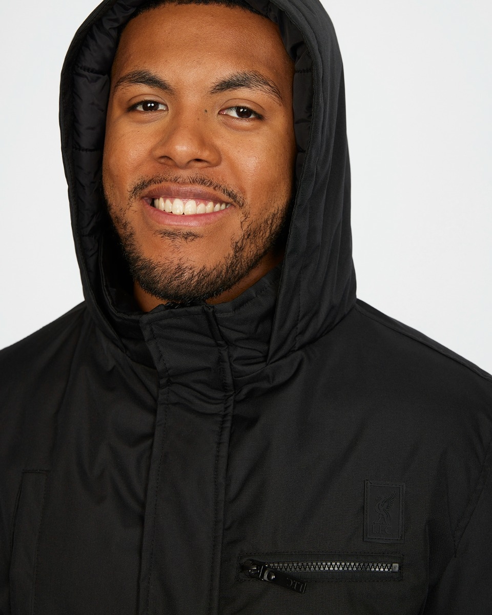 LFC Black Long Matchday Jacket