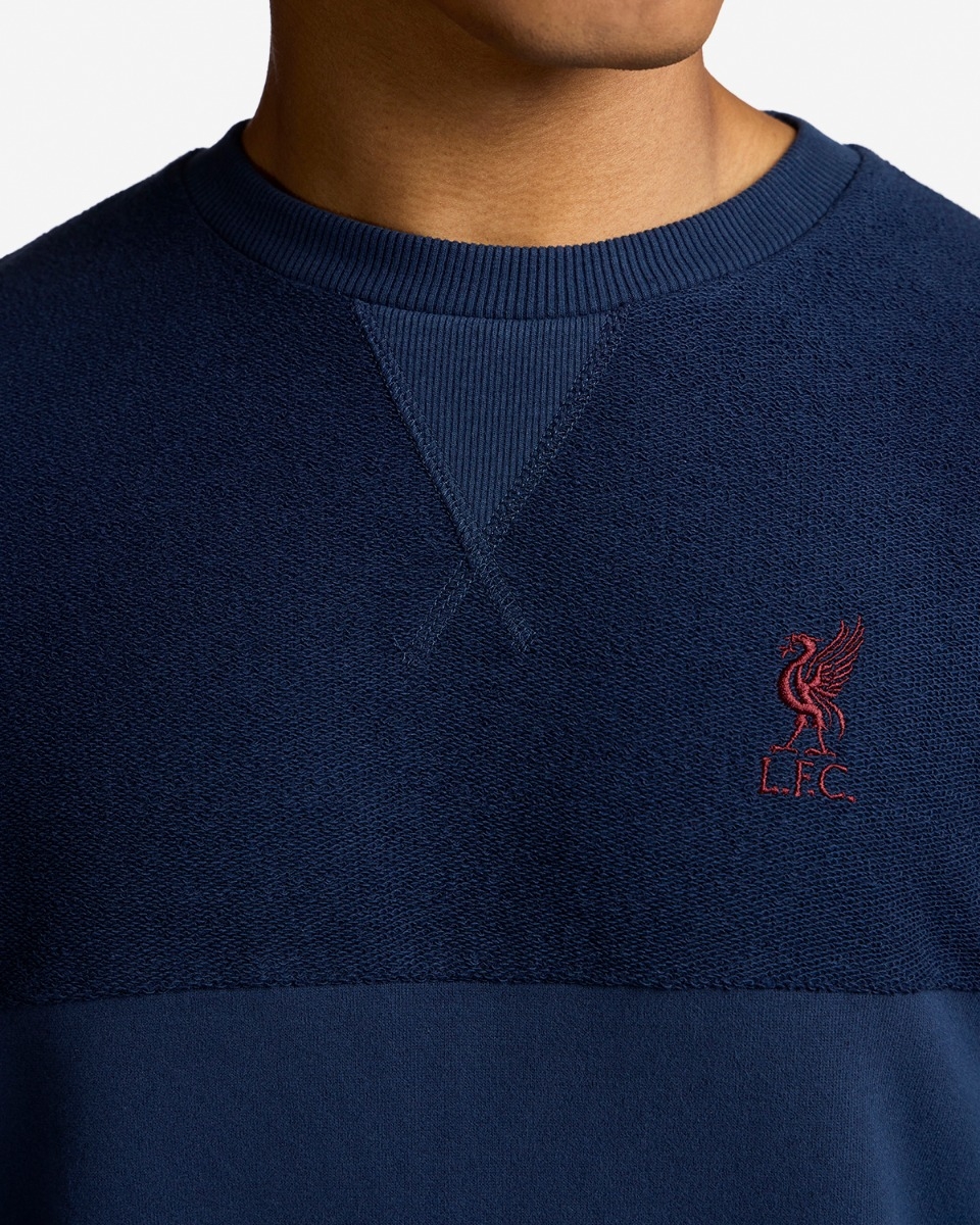 LFC Reverse Crew Neck Sweatshirt Navy