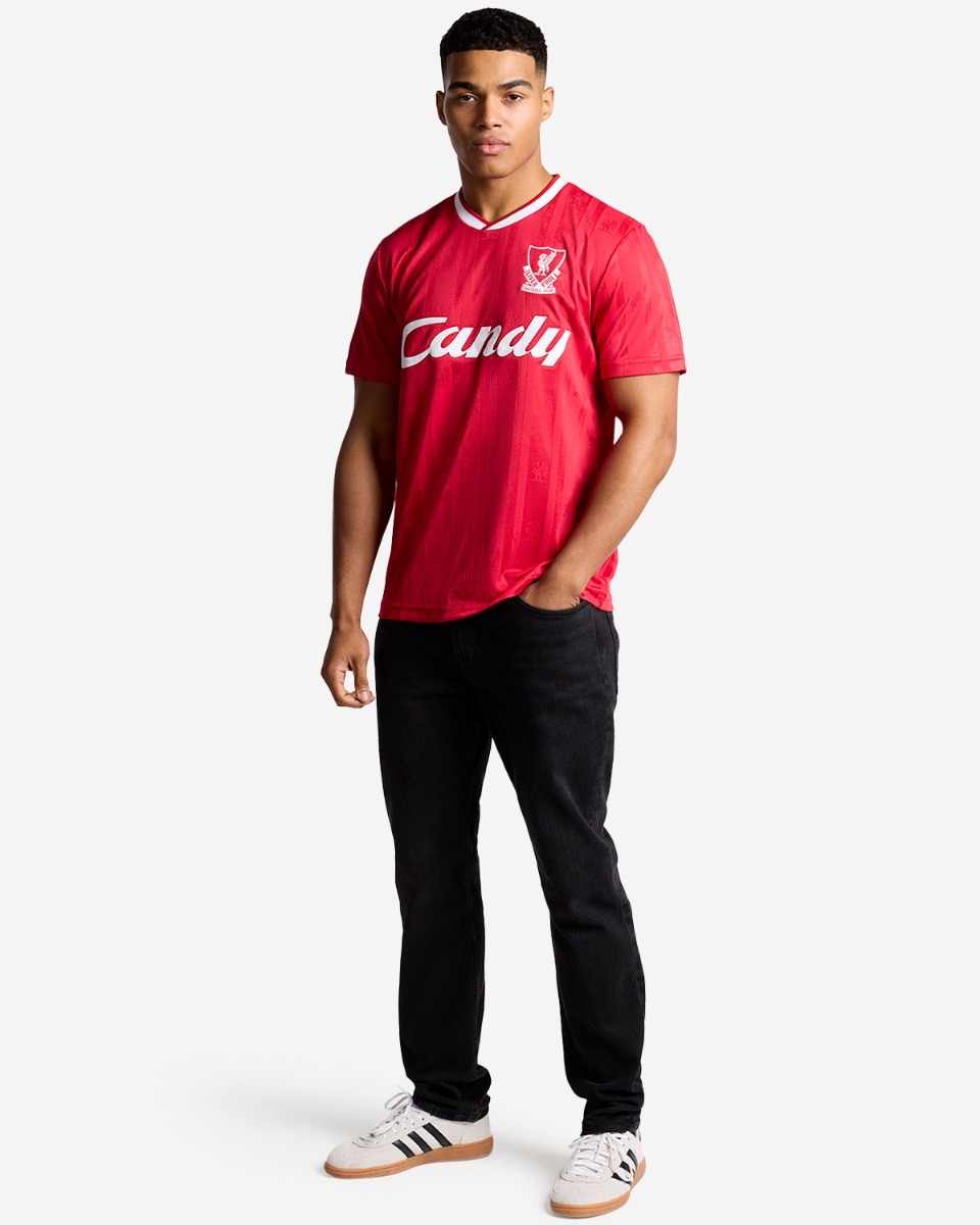 LFC Adults Retro 87-89 Candy Red Home Shirt