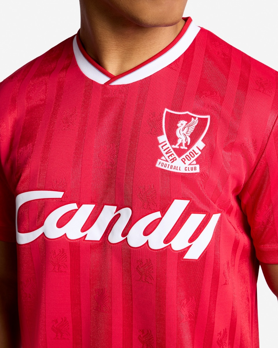 LFC Adults Retro 87-89 Candy Red Home Shirt