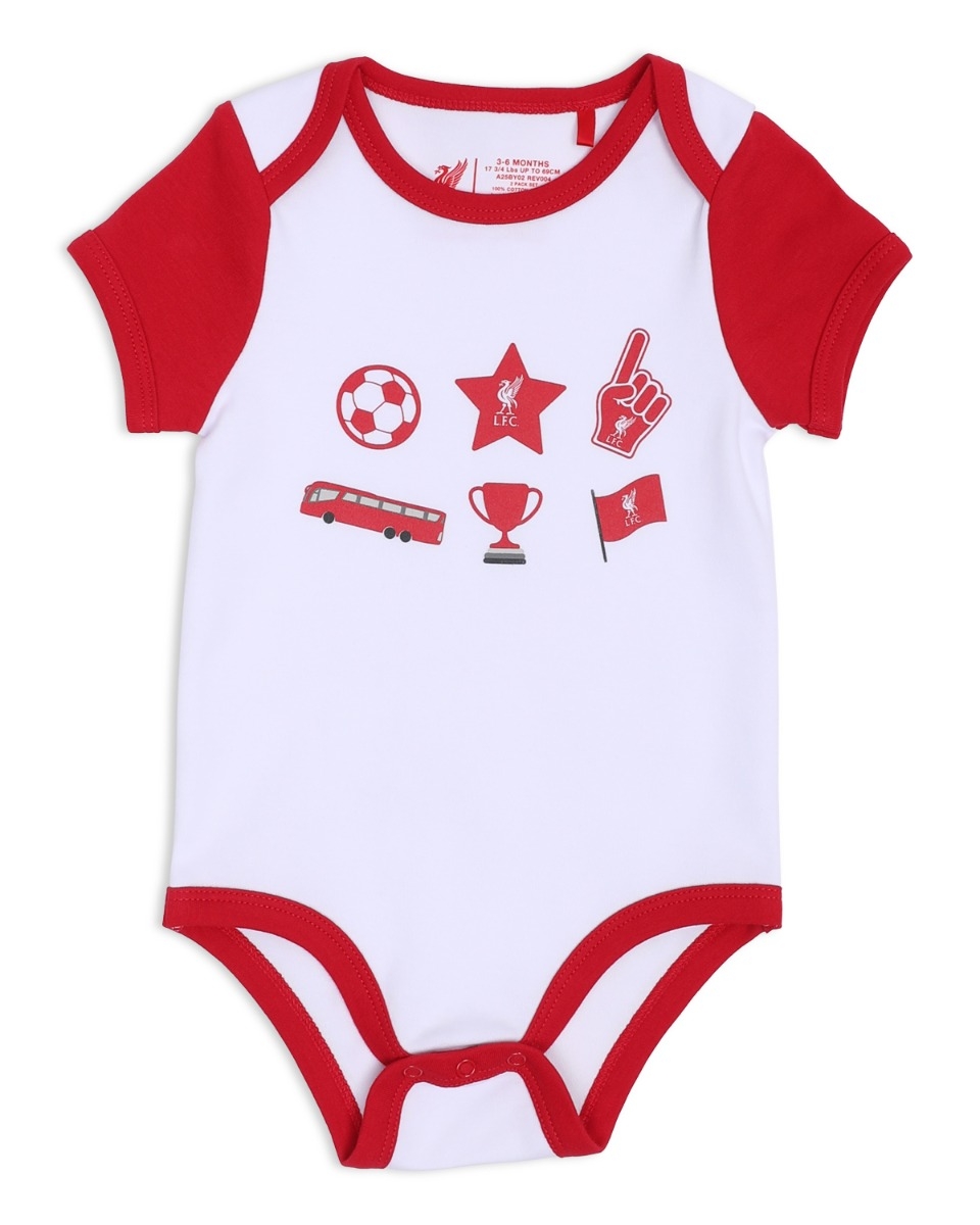 LFC Baby 2Pk Bodysuits Red