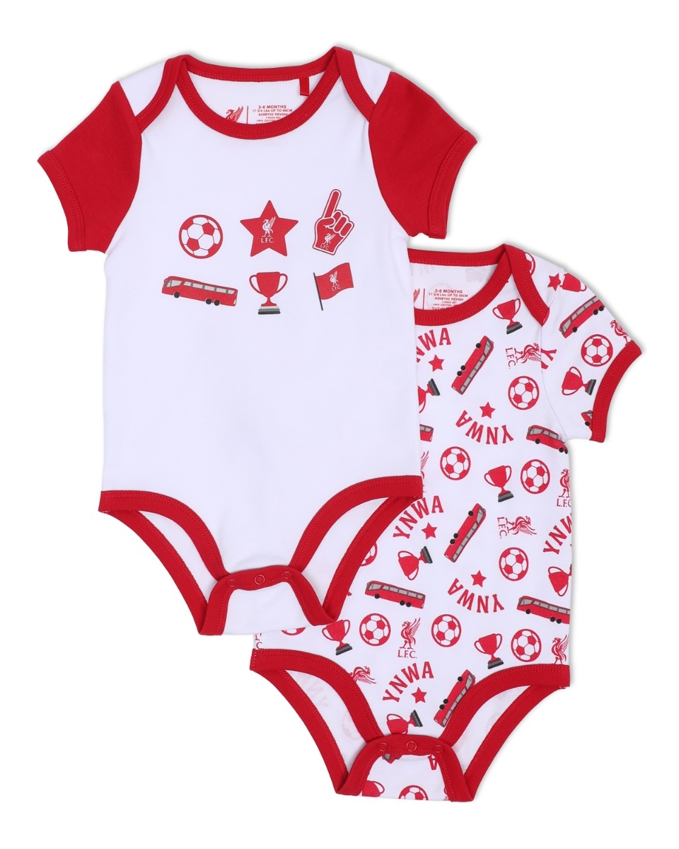 LFC Baby 2Pk Bodysuits Red