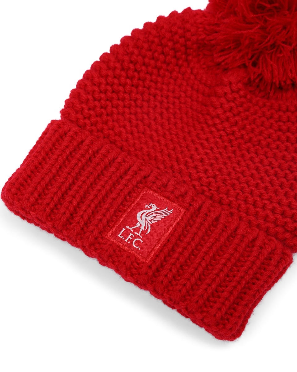 LFC Baby Bobble Hat Red