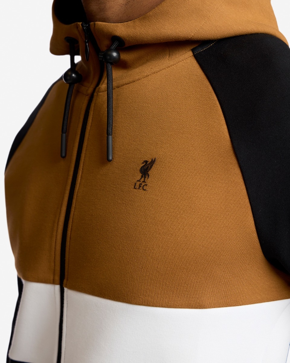 LFC Mens Colour Block Hoody Black