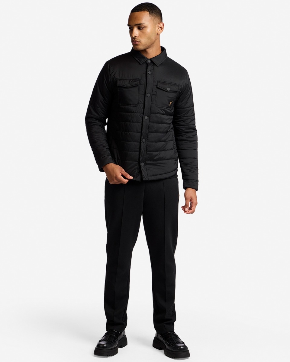 LFC Mens Padded Shacket Black