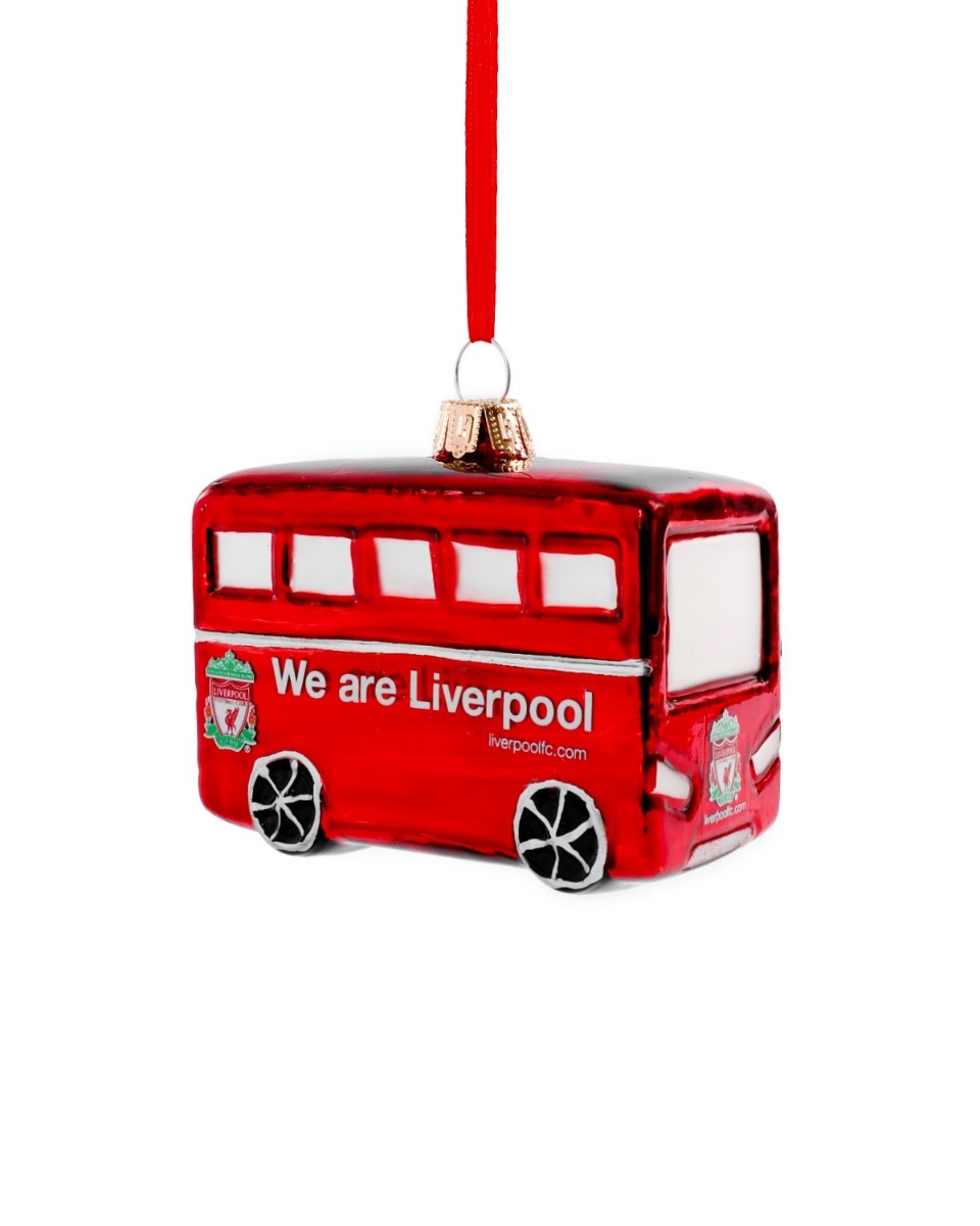LFC Team Bus Glas Julekugle