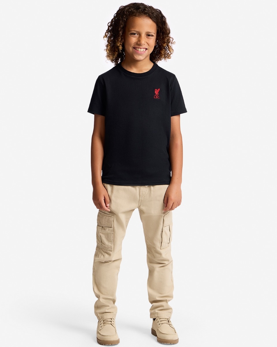 LFC Juniors Liverbird Emblem Tee Black