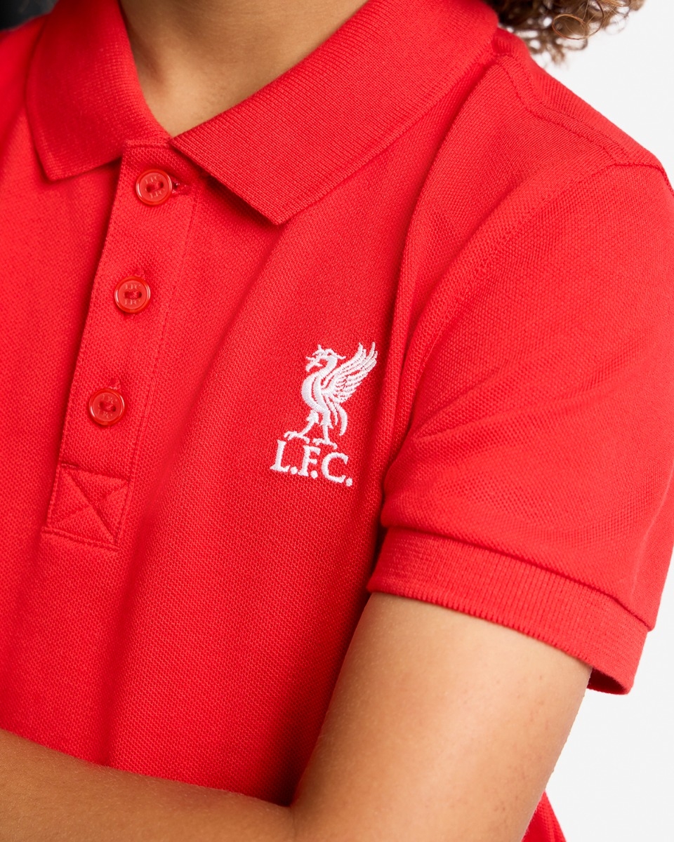 LFC Juniors Short Sleeve Polo Red