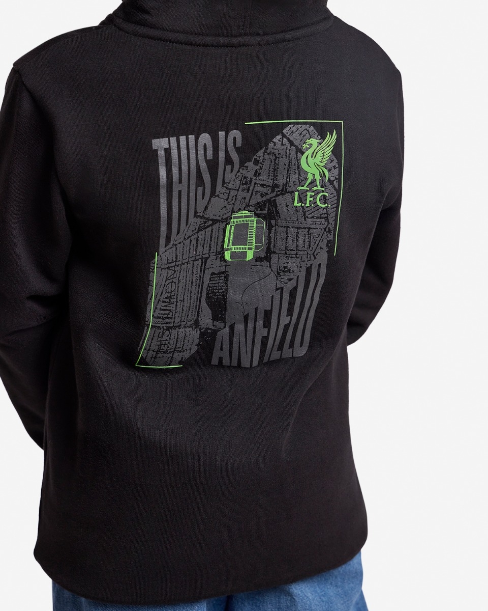 LFC Juniors Anfield Hoodie Black