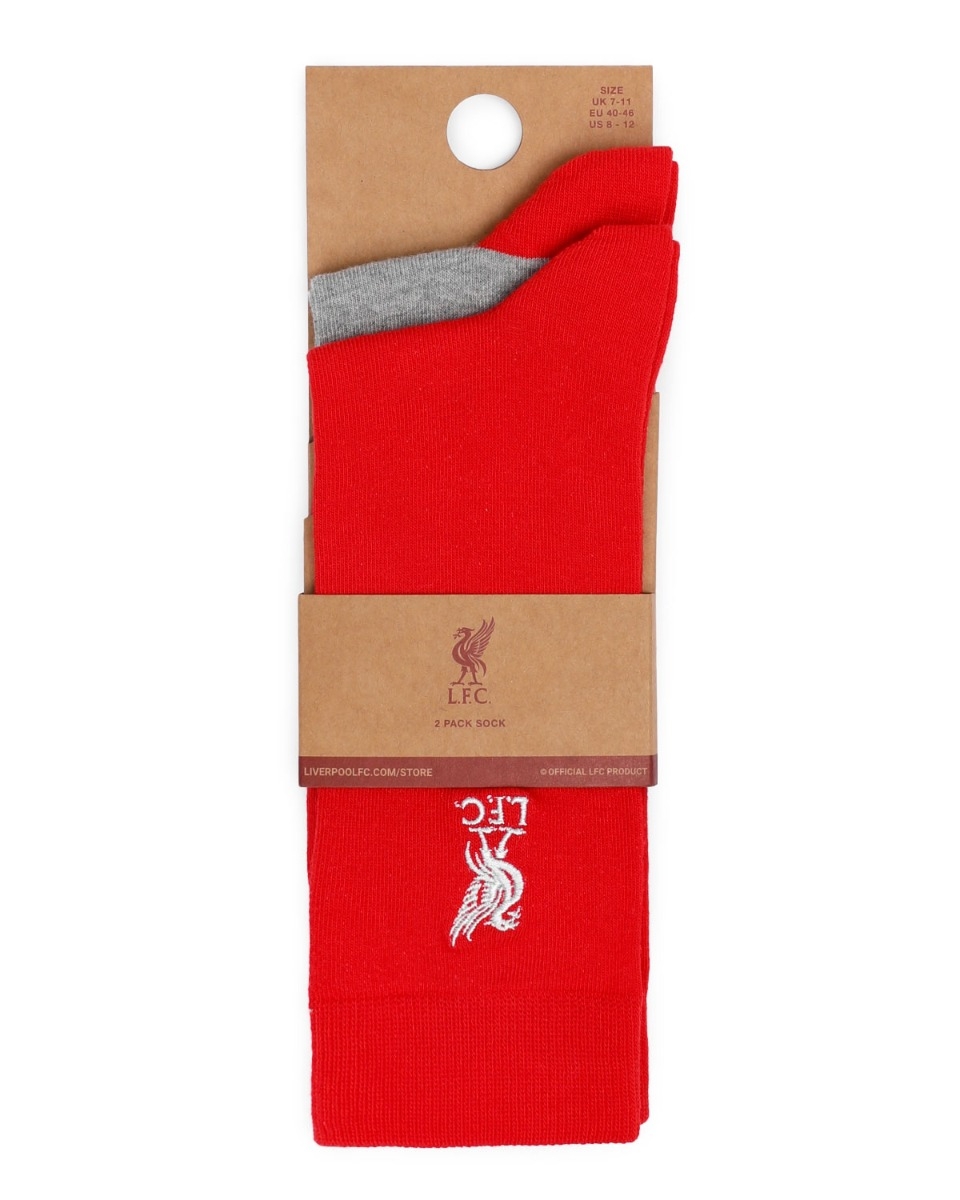 LFC Mens 2Pk Design Socks