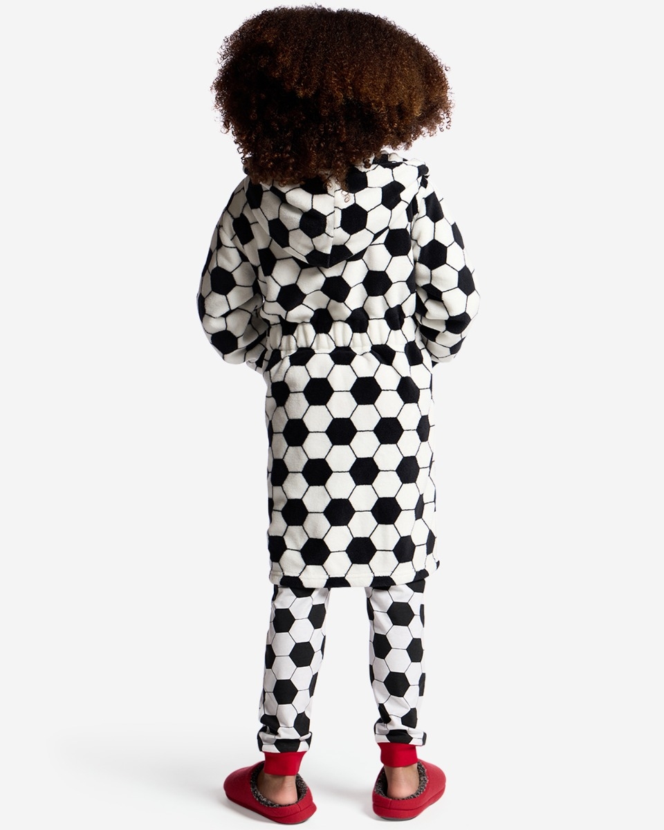 LFC Juniors Football Hooded Robe Black