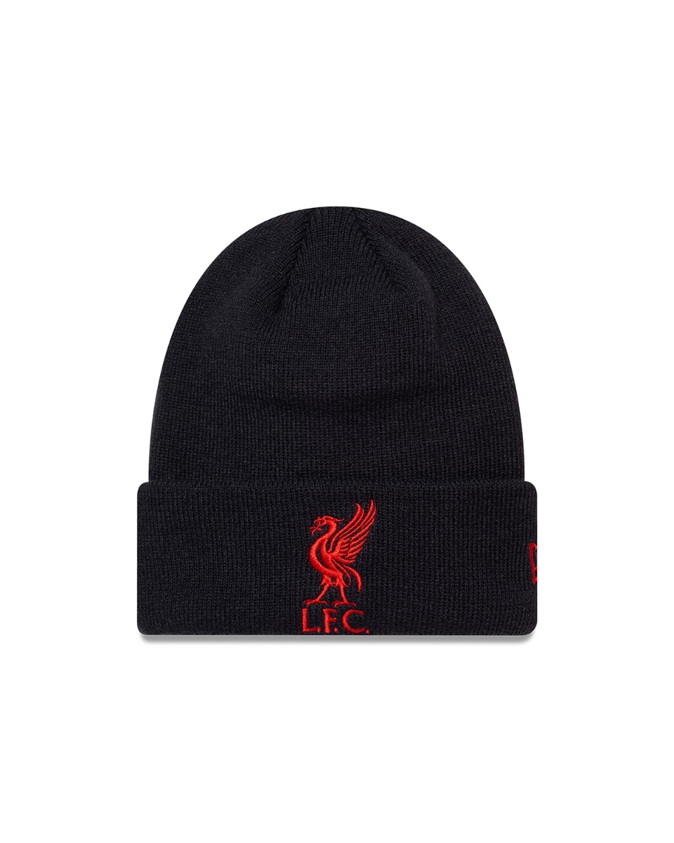 LFC New Era Kids Liverbird Cuff Knit BEANIE Black & Red