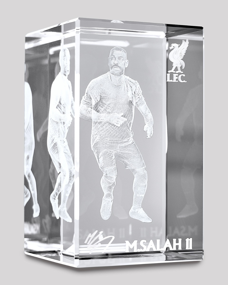 LFC Mo Salah Glass Cube