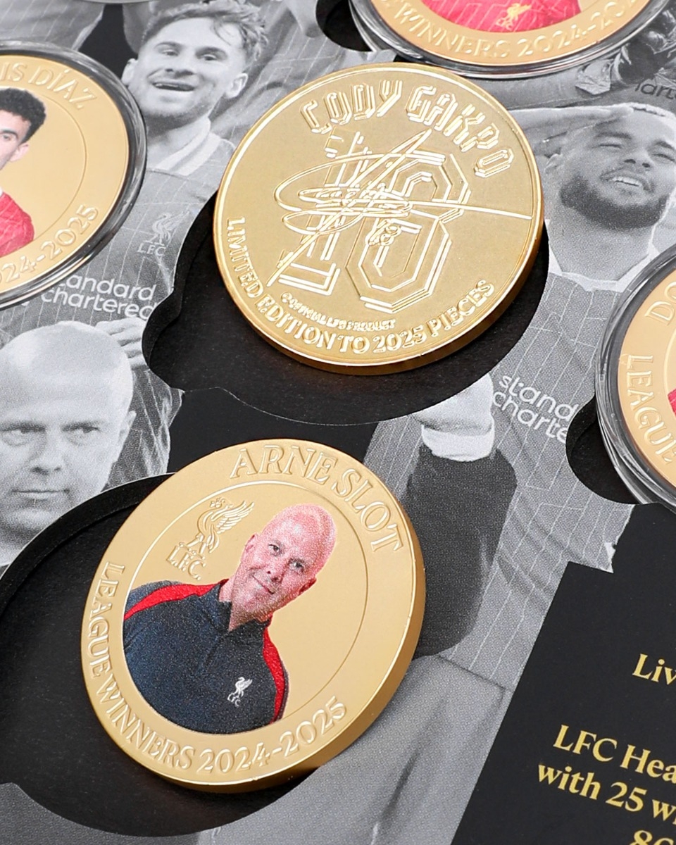 LFC Champions Squad Coin Set