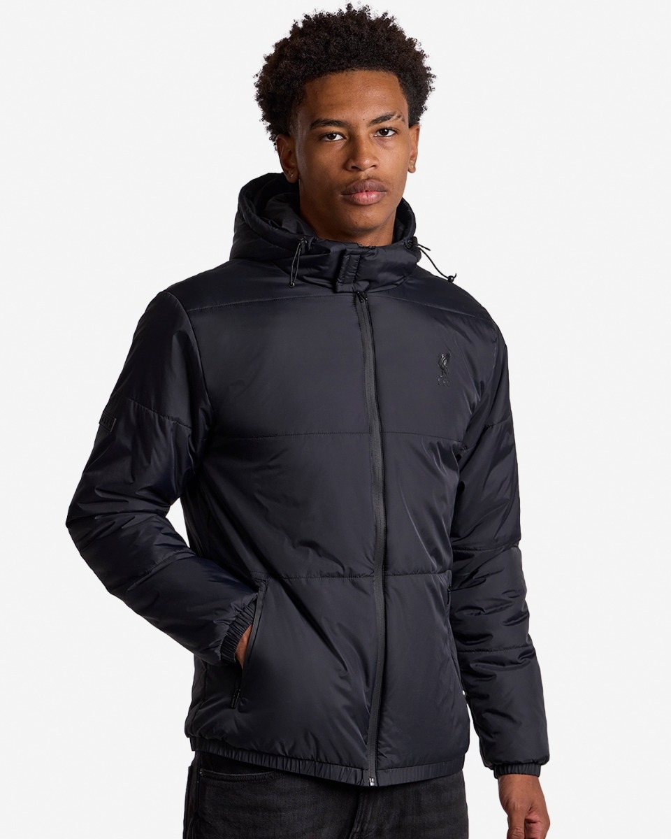 LFC Mens YNWA Puffa Jacket Black