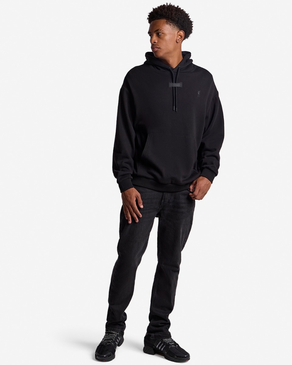 LFC Mens YNWA Overhead Hoodie Black