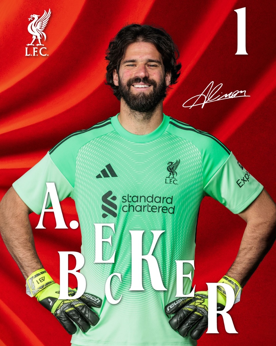 LFC 25/26 Alisson Becker Poster