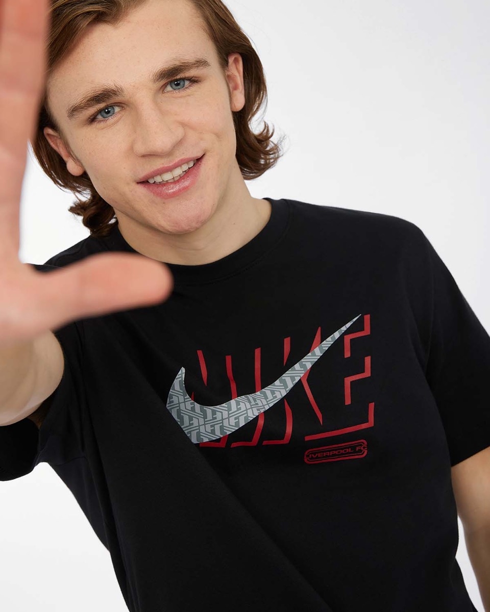 LFC Nike Mens Swoosh Tee 22-23 Black