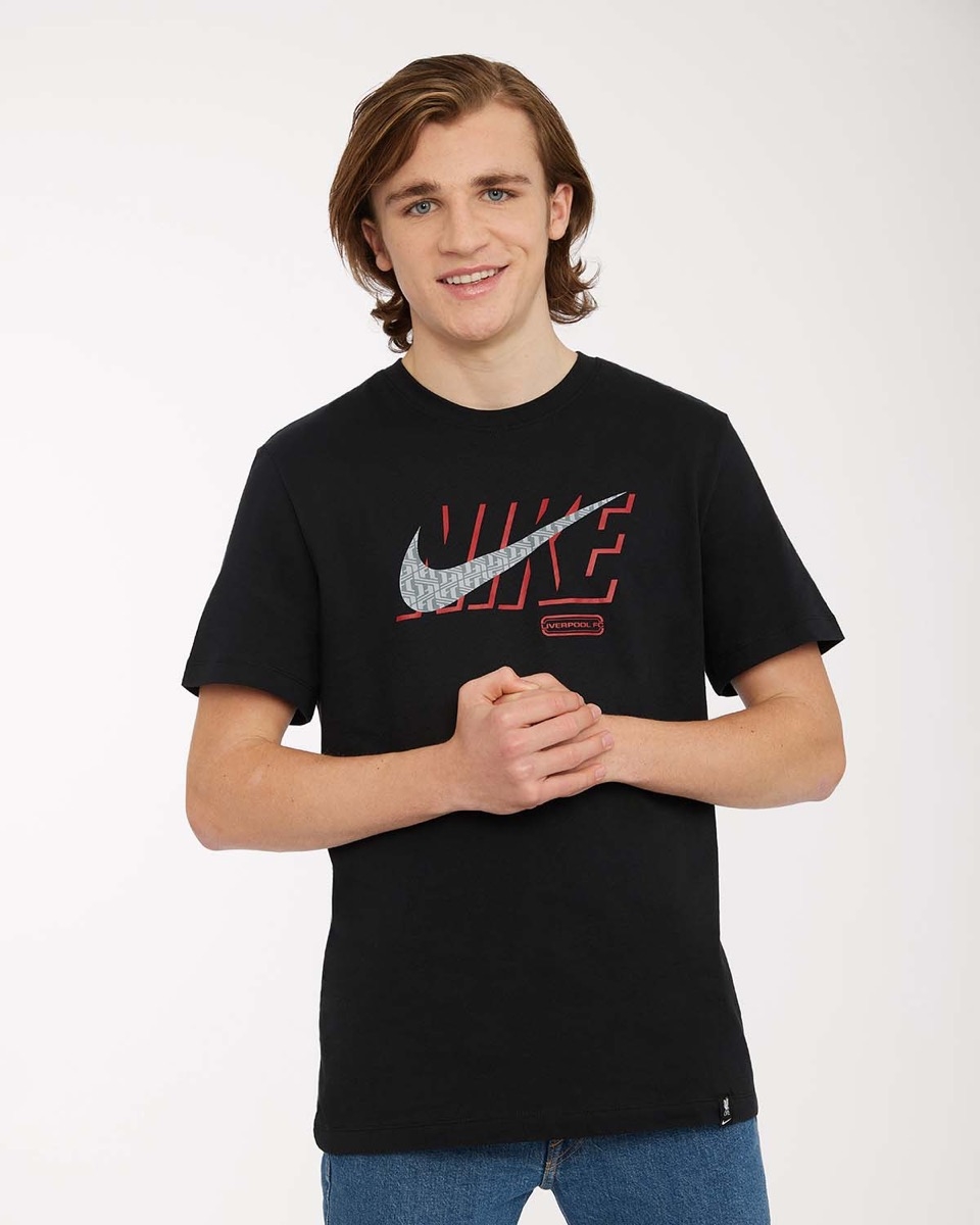 LFC Nike Mens Swoosh Tee 22-23 Black