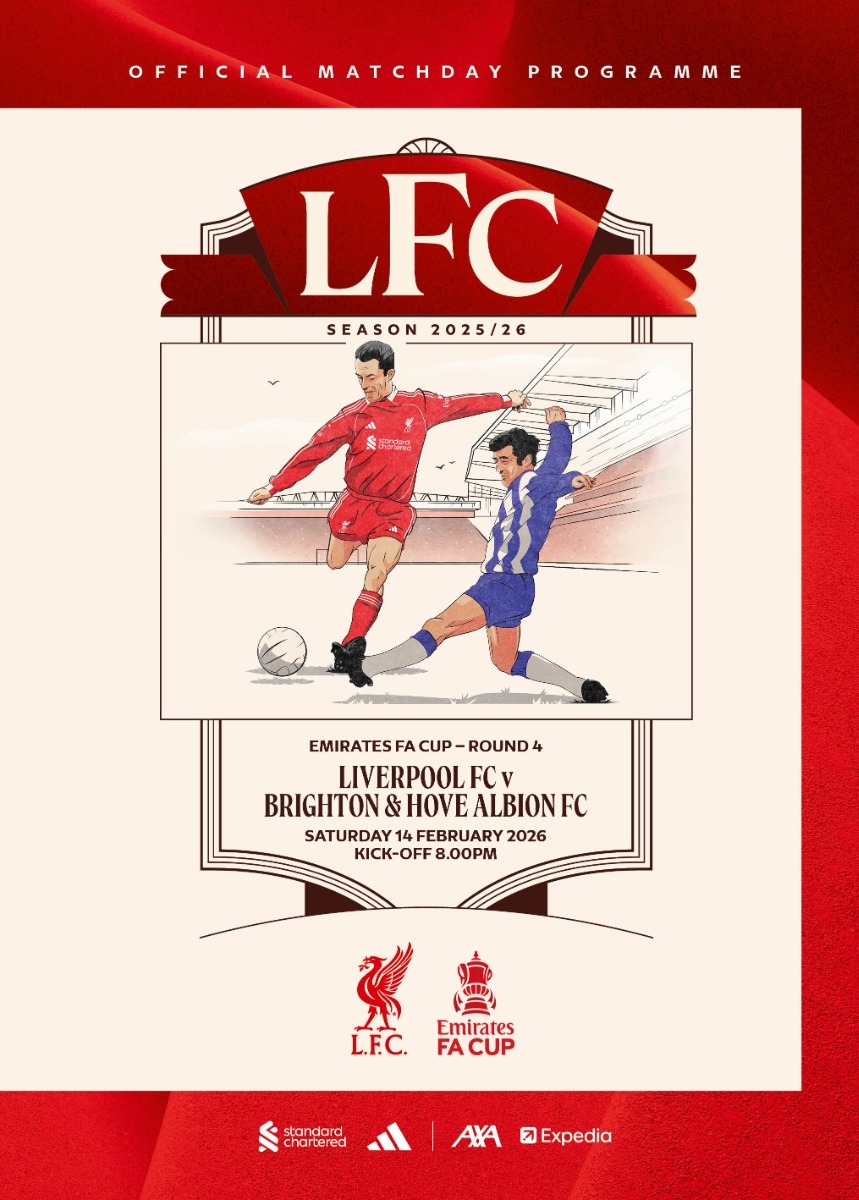 Matchday Programme - LFC vs Brighton - FA Cup - 14/02/2026