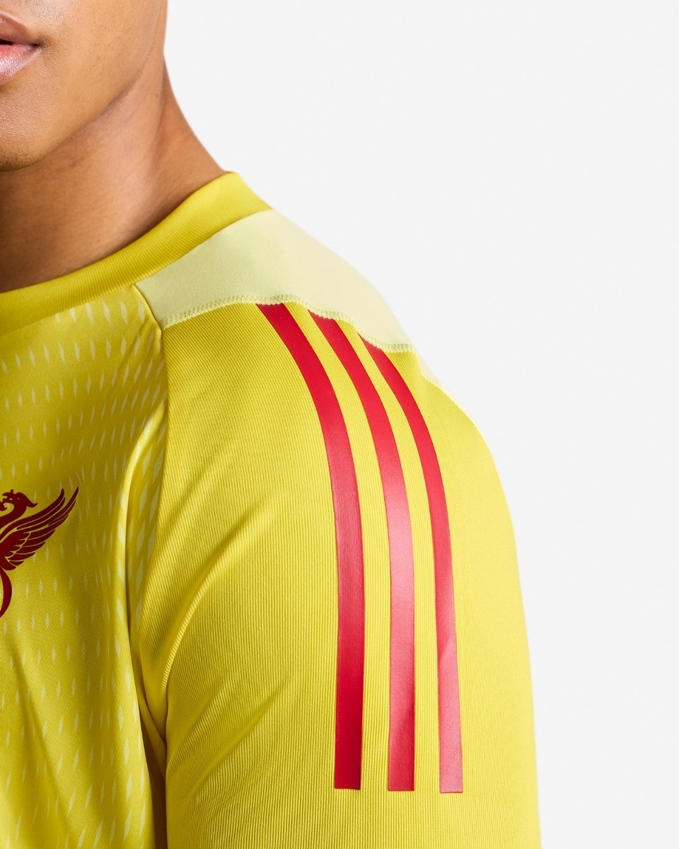 LFC adidas Mens 25/26 Long Sleeve Goalkeeper Jersey Yellow
